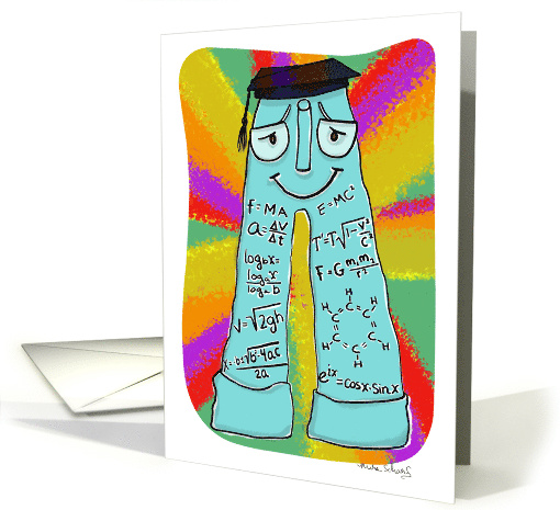 Humorous Congratulations Smarty Pants Graduate Card 1662506